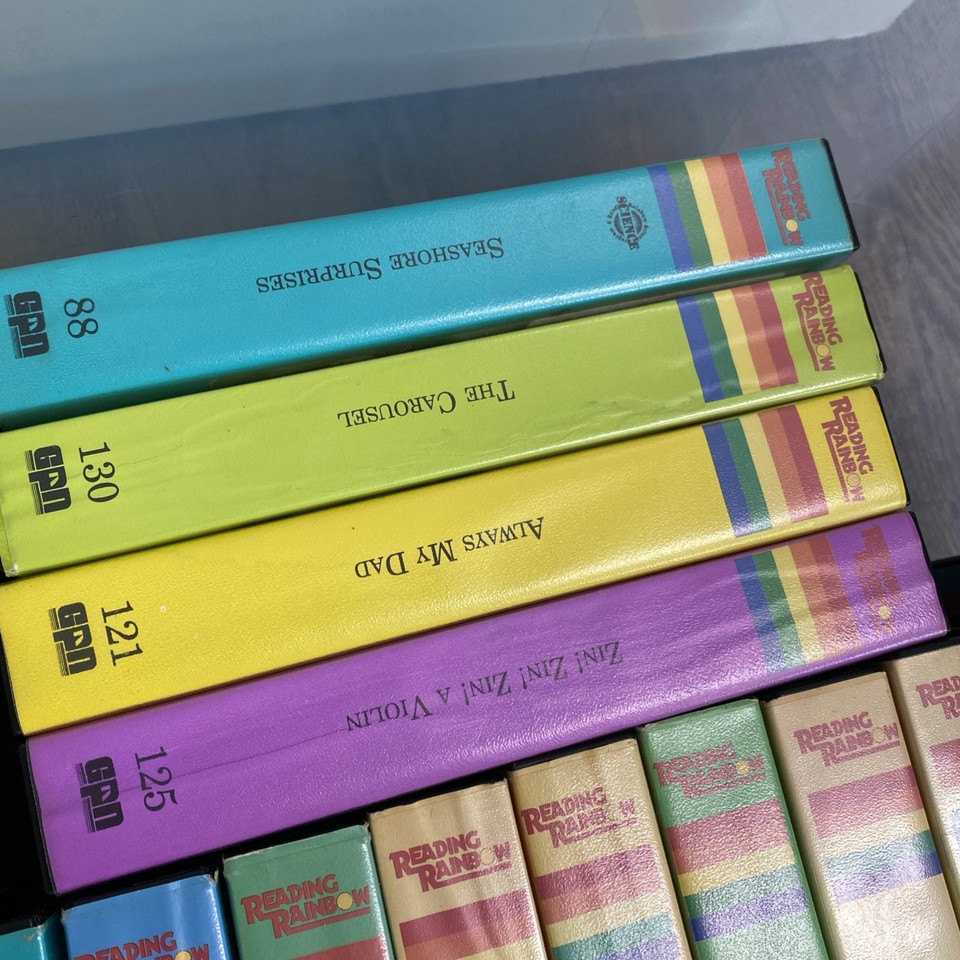 Reading Rainbow VHS Lot of 42 Episodes 30 Minutes Each Reading ...