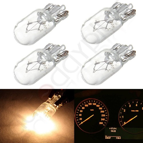 4X WARM WHITE T10 WEDGE HALOGEN W5W 168 194 2825 175 LED INTERIOR LIGHT ...