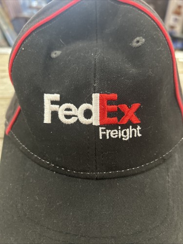 FedEx Freight BDA Black Embroidered Adjustable Cap Hat | eBay