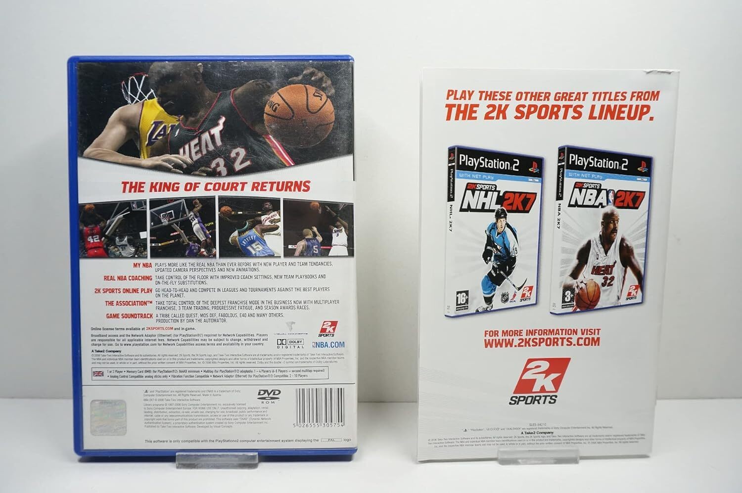 NBA 2k7 Sony PlayStation 2 Ps2 Pegi 3 Basketball Game UK Post for sale ...