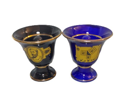 Pythagorean Cup fair cup of justice set 2 cups set Pythagoras color ...