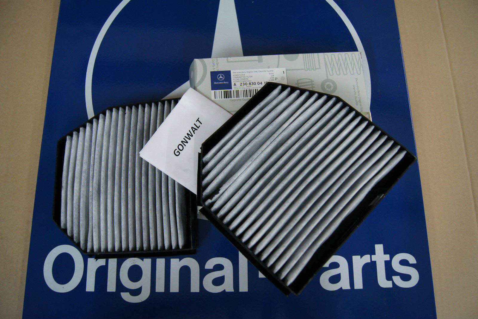 2308300418 Mercedes Benz OE Factory Genuine Air Filter Cabin AMG SL ...