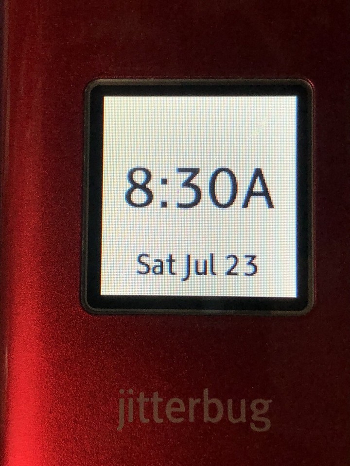 Alcatel One Touch Jitterbug 4043S Red Flip Phone for Seniors, GreatCall ...