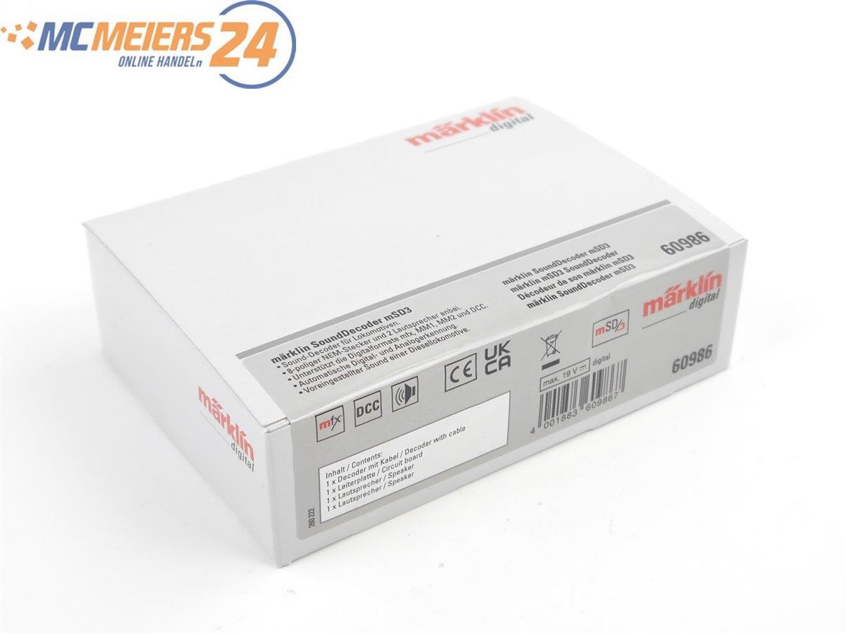 Märklin H0 60986 märklin SoundDecoder mSD3 1:87 | eBay