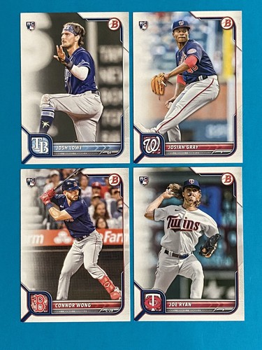 2022 Bowman RC Rookie Baseball Card Lot- Ryan / Gray / Wong / Lowe | eBay