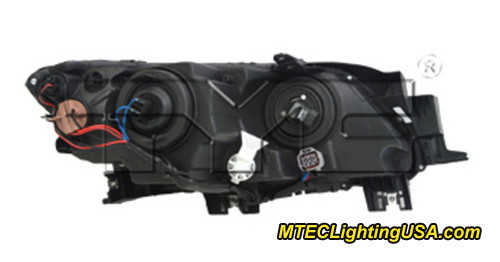 TYC NSF Left Driver Side Halogen Headlight Assembly for Mazda CX-7 2010 ...
