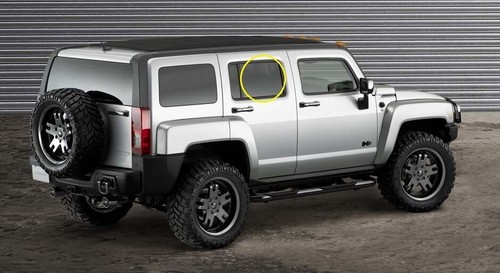 HUMMER H3 7/2007 to 12/2009 - 4DR SUV - PASSENGERS - RIGHT SIDE REAR ...