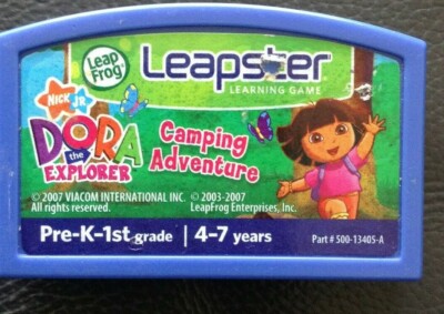 Leap Frog Leapster Dora the Explorer Camping Adventure ~ Cartridge Only ...