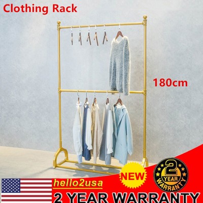 Clothes Rack Garment Display Hanger Freestanding Clothes Dryer Stand ...