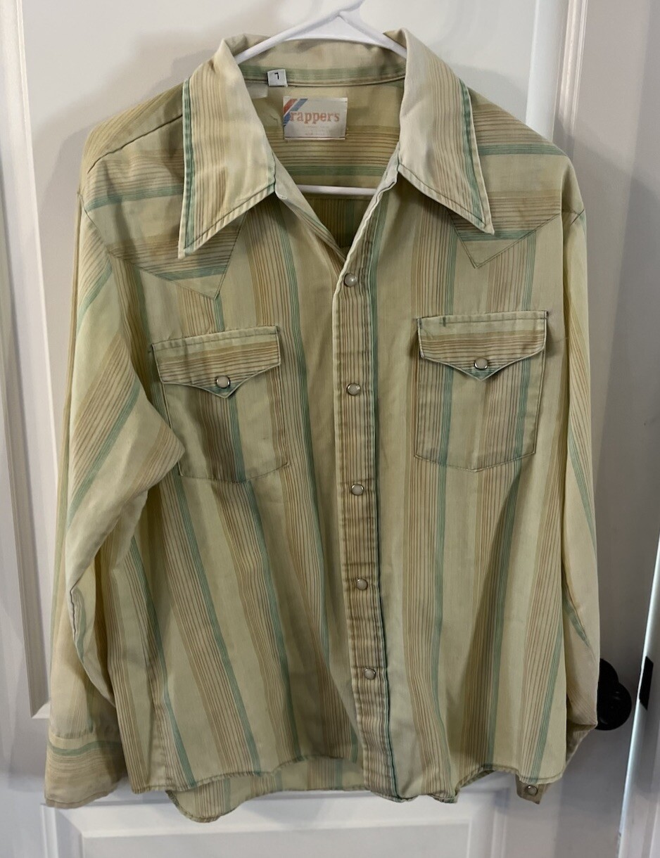 Vintage Dee Cee Rappers Western Shirt Pearl Snap Cowb… - Gem