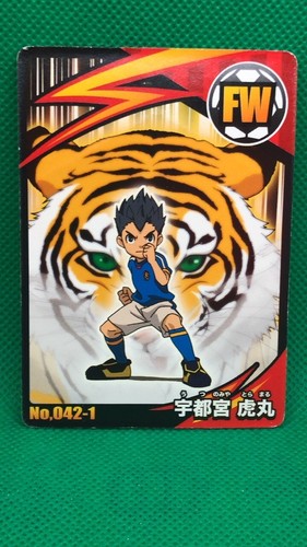 Toramaru Utsunomiya Inazuma Eleven Bakunetsu Battle playing card chip ...