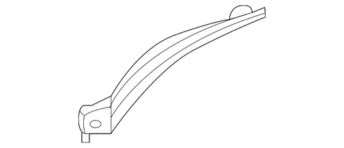 Genuine Nissan Fender Ledge Cover 66895-6RA1A | eBay