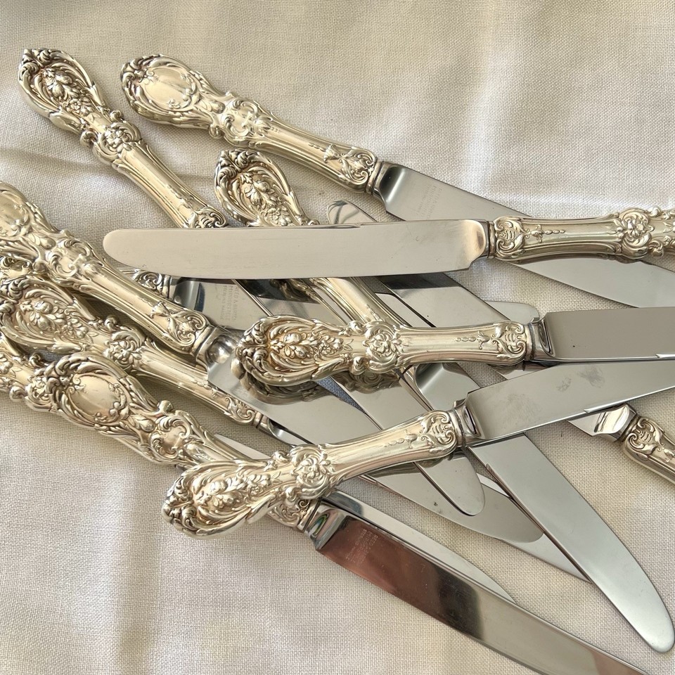 One (1) Reed & Barton Francis I Mirrorstele/Sterling HH Dinner Knife | eBay