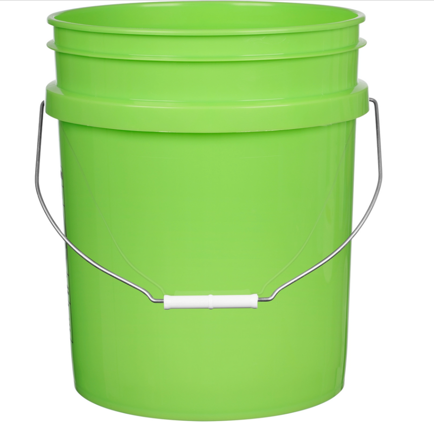 5 Gallon Food Grade Lime Buckets BPA Free with Screw on Lids (Pack of 3 ...