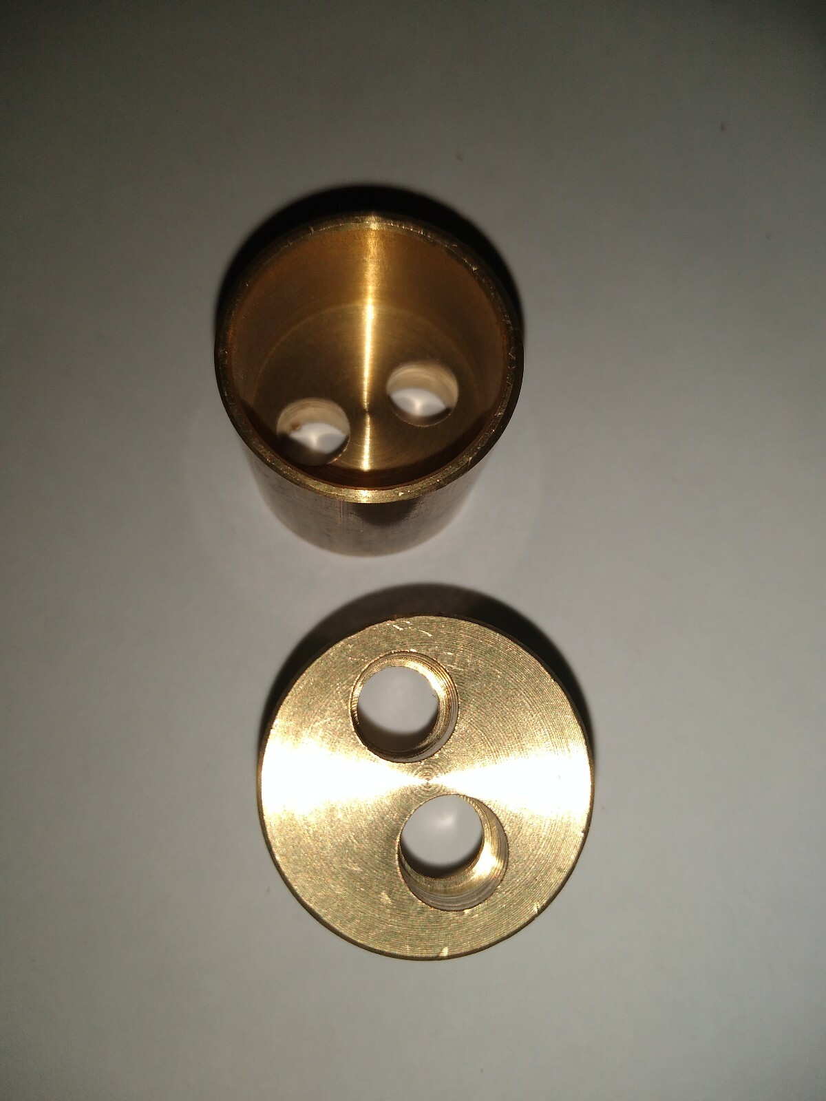 Brass Manifold 8 mm 2Port Microbore Endfeed Copper Solder Heating ...