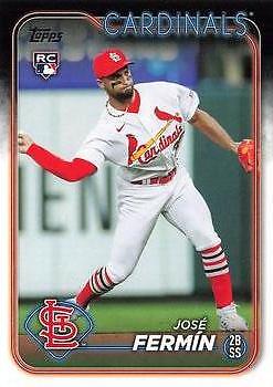 José Fermín 2024 Topps #305 Base Rookie RC St. Louis Cardinals | eBay