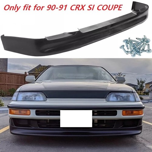 For 90-91 Honda CRX SI ONLY CS Style Front Bumper Lip Chin Splitter ...