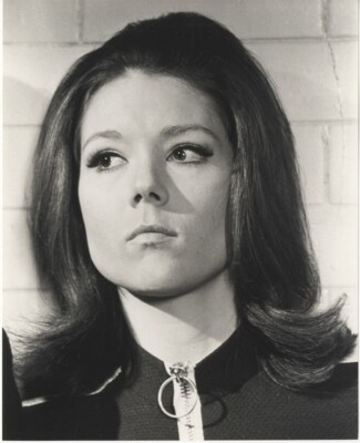 Diana Rigg The Avengers 1960's TV Series Emma Peel Close up Vintage ...