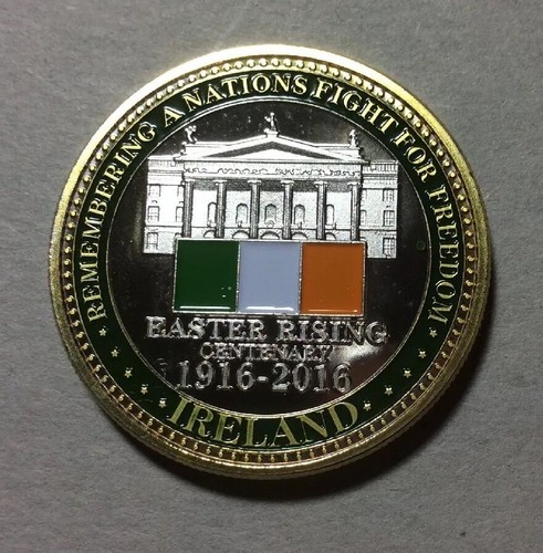 1916 - 2016, EASTER RISING COMMEMORATIVE COIN / MEDAL IN CAPSULE | eBay