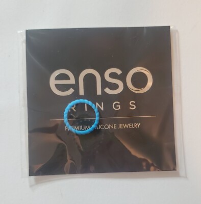 Enso Rings Stackable Silicone Ring, Vibrant Blue, Size 5 | eBay
