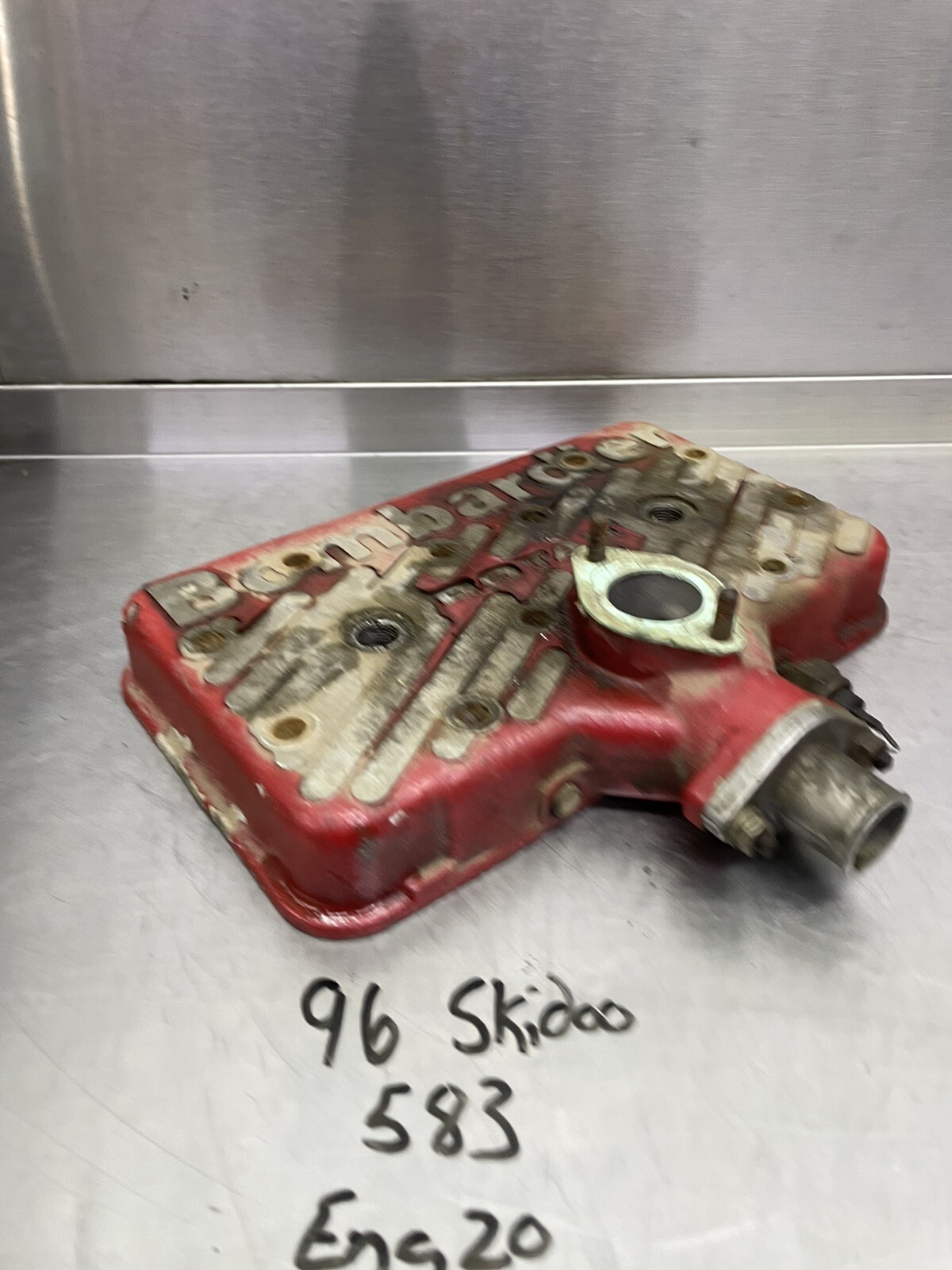 Skidoo 95 96 97 98 MXZ Summit Formula Grand Touring Z 583 Cylinder Head ...