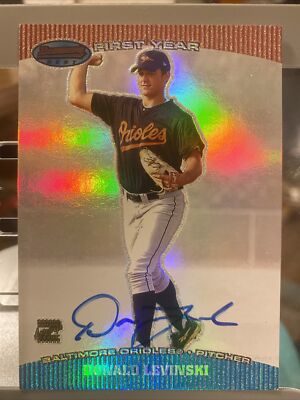 2004 Bowman's Best First Year Autographs #BB-DL Donald Levinski RC AUTO ...