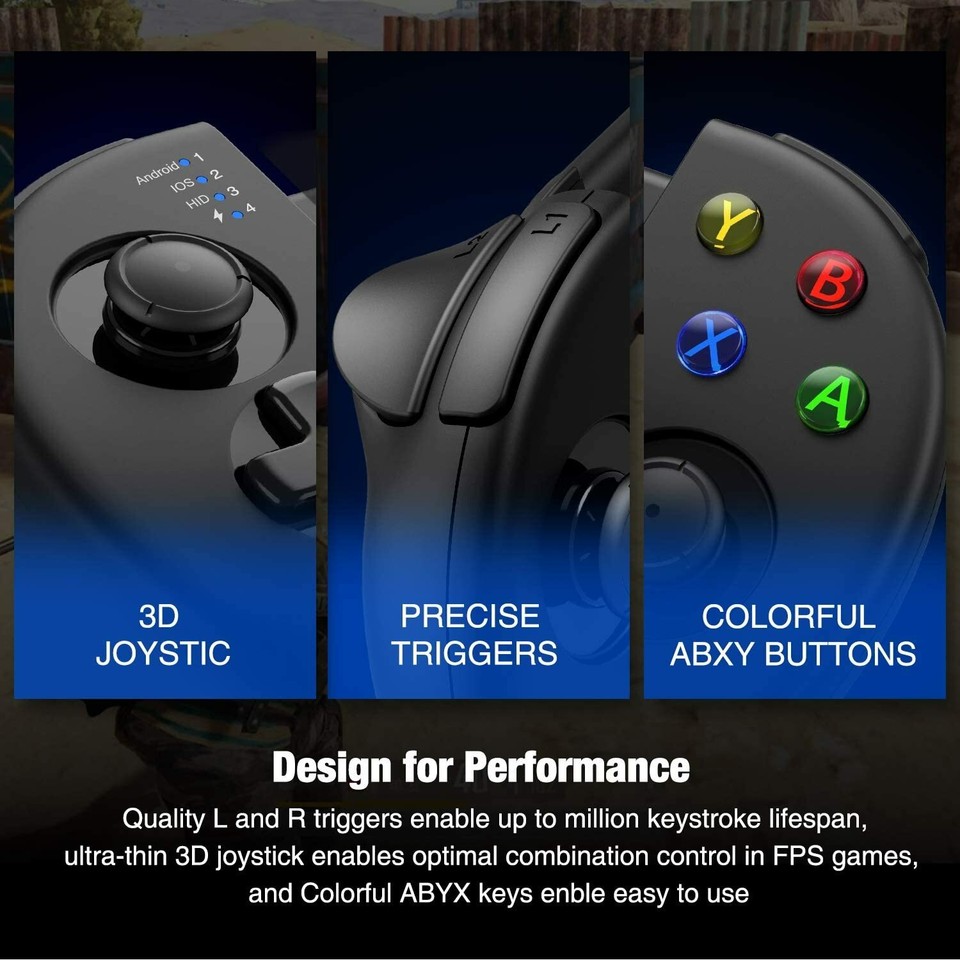 BEBONCOOL Mobile Controller for Android, PUBG Mobile Game Controller with Trig | eBay