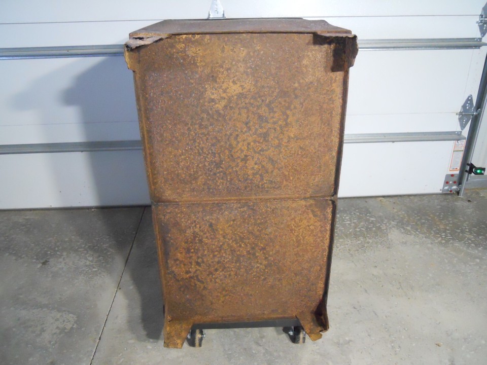 Vintage Double Oil Lubester & Wayne Curbside Gas Pump Gas Station ...