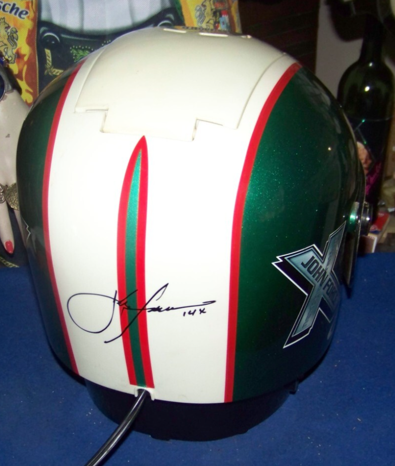 VTG Full Size Castrol John Force NHRA Funny Car Helmet Coffee Pot | eBay