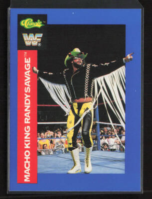 1991 Classic WWF Superstars #135 Macho King Randy Savage Near Mint or ...