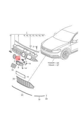 Genuine Throttle Control Element VW E-Golf Golf R32 Gti Rabbit ...