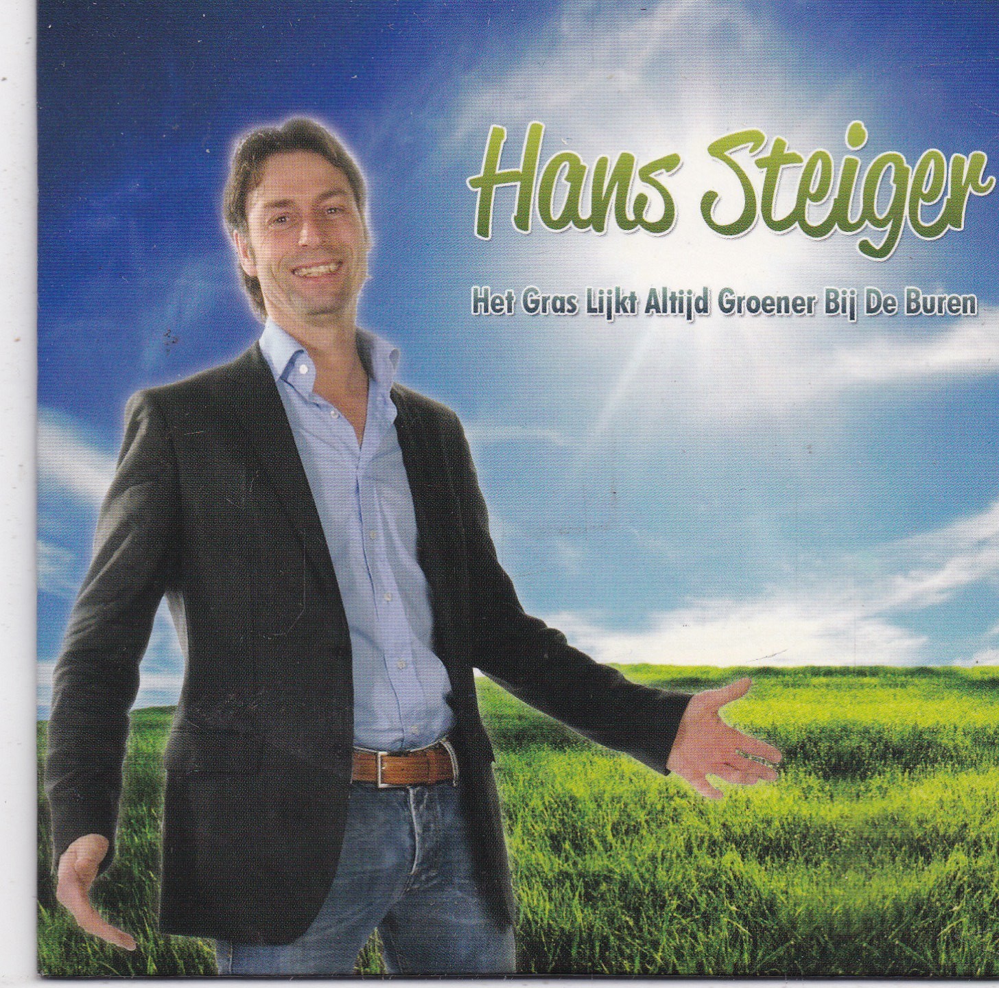 Hans Steiger-Het Gras Lijkt Altijd Groener Bij De Buren cd single | eBay
