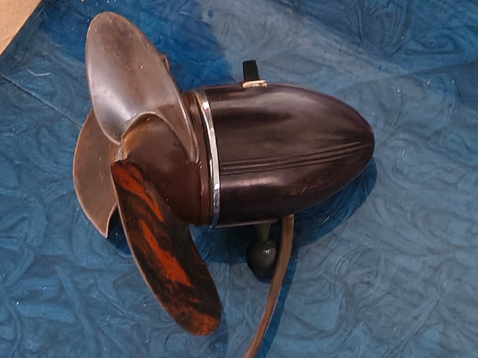 Vintage 6V Dash Mount Defroster Fan-Bakelite/Rubber-Low/Off/High-Tested ...