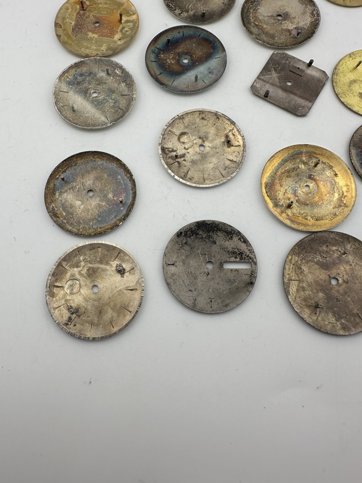 Lot of 20 Elgin Watch Dials Wristwatch Faces Vintage Watch Parts ...