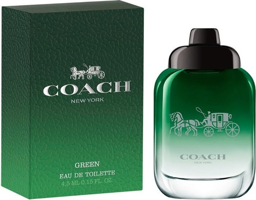 COACH GREEN for MEN By COACH NEW YORK 0.15oz / 4.5ml EDP MINI NEW IN ...