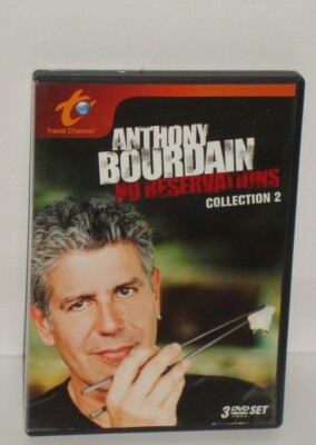 Anthony Bourdain No Reservations Season 2 DVD 2008 3-Disc Set OOP ...