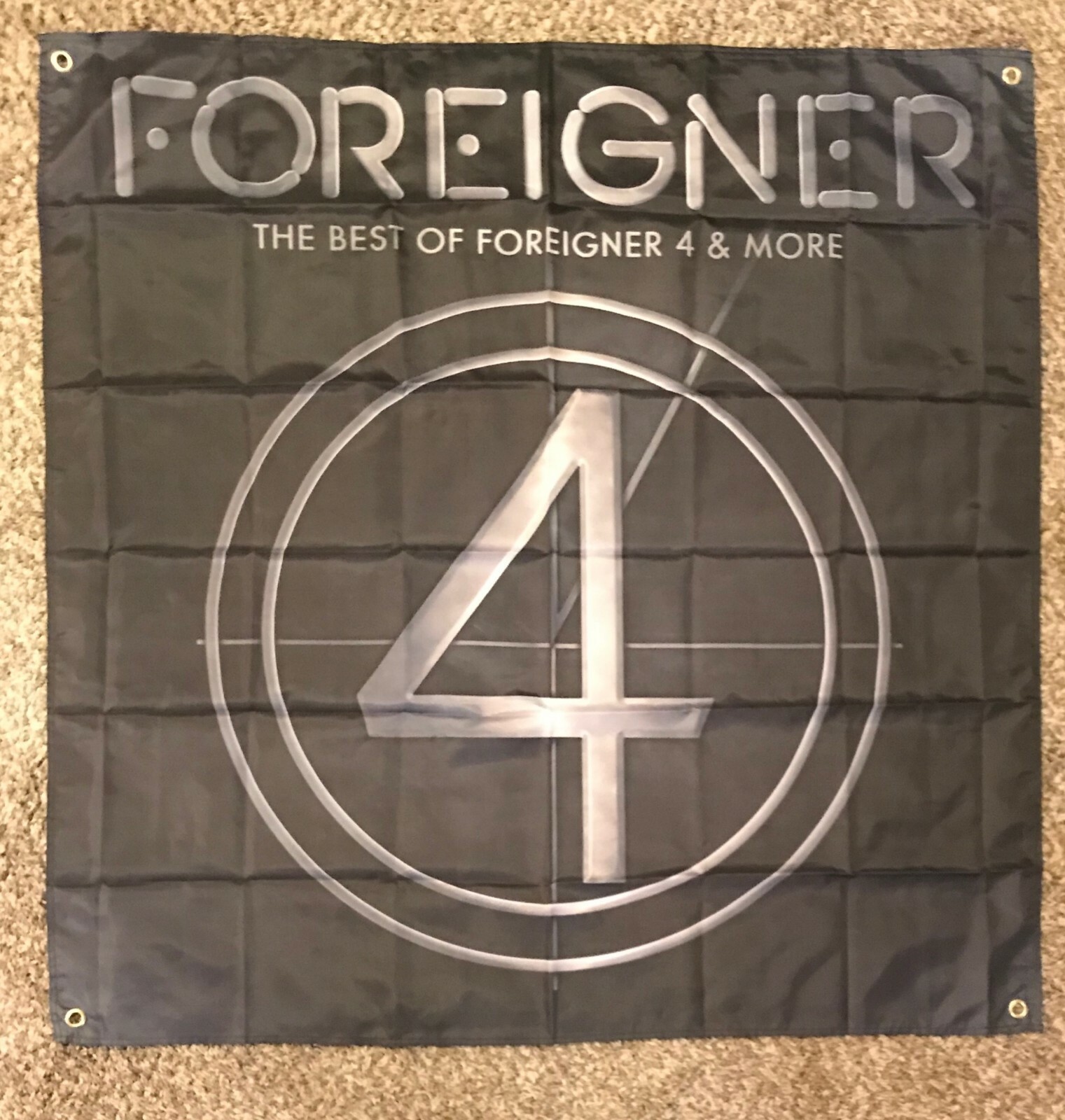 Foreigner Flag 4'x4' huge | eBay