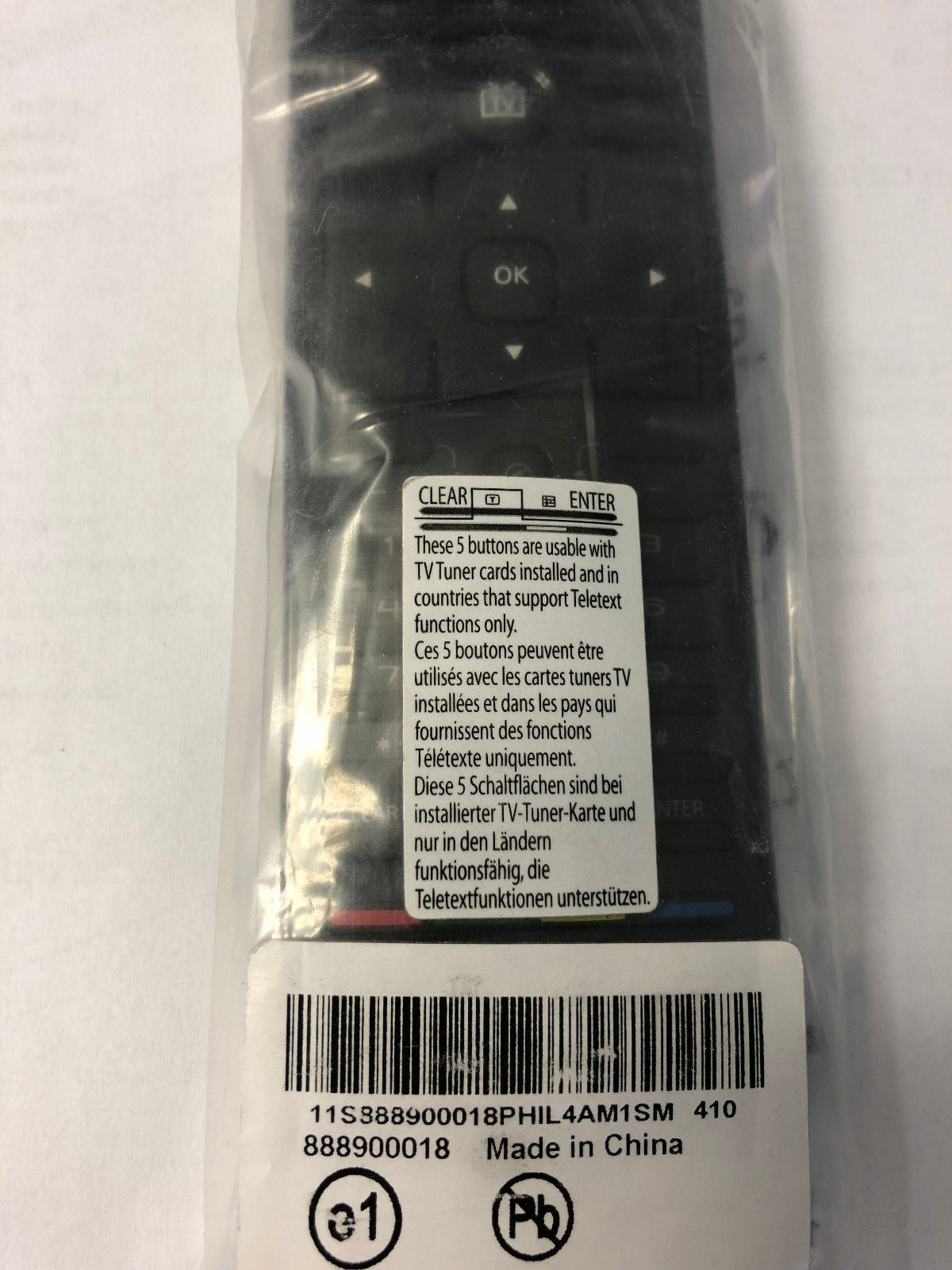 LENOVO IDEACENTRE C540 C560 B750 REMOTE FERNBEDIENUNG NEU OVP 888900018 ...