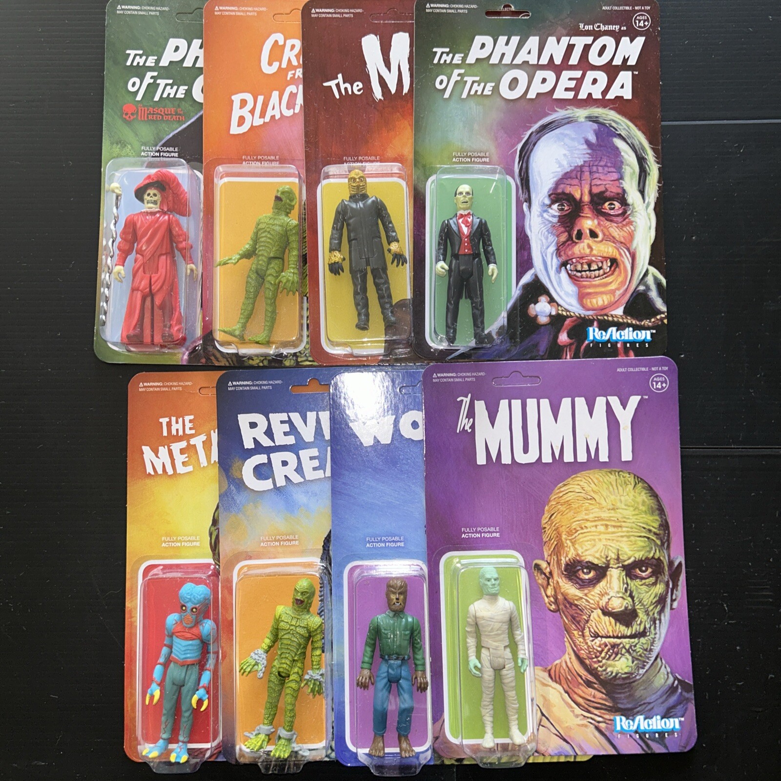 Lot 8 New ReAction Super7 Universal Monster Creatures. | eBay