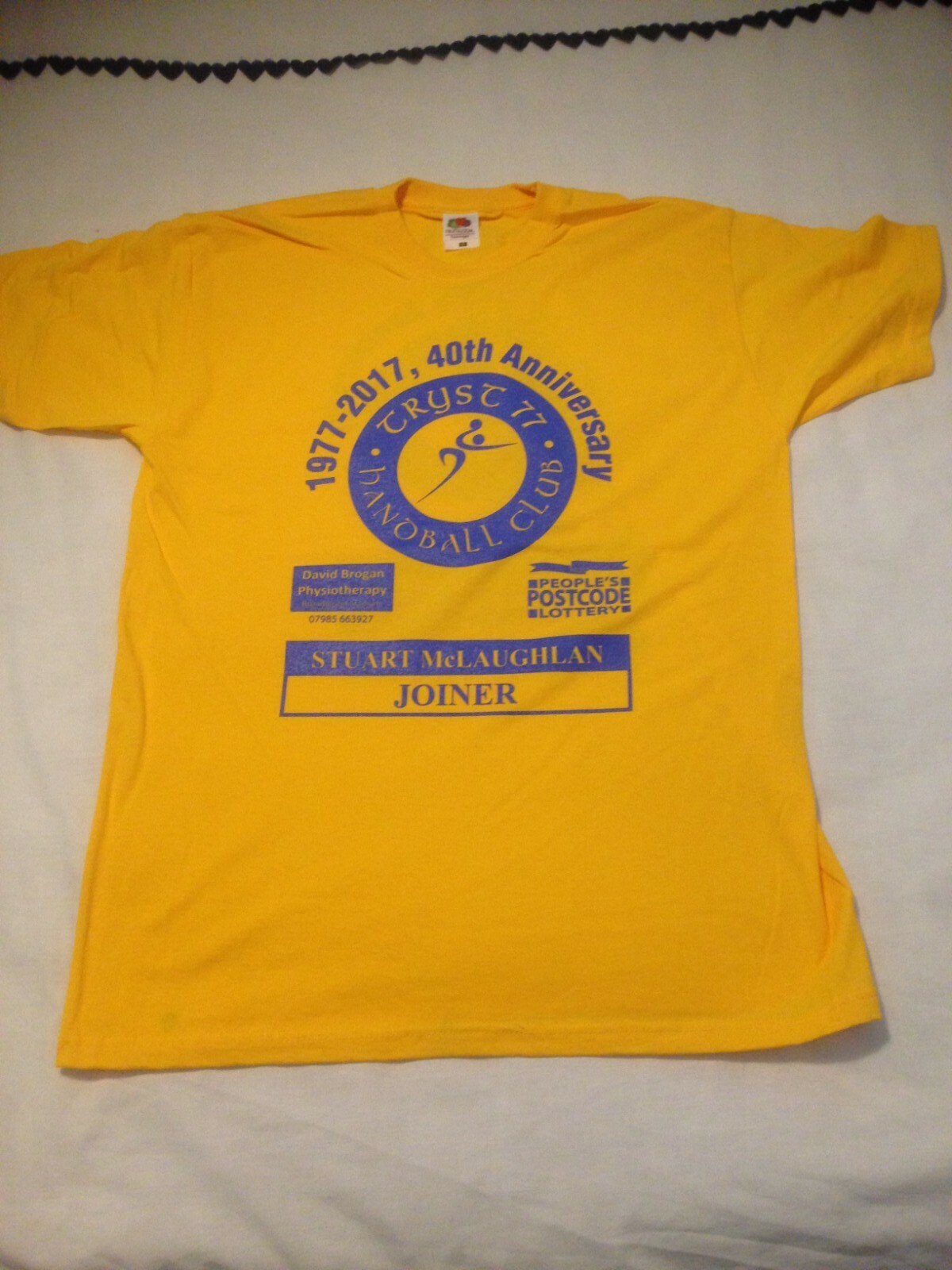 Limited Edition Tryst '77 Handball Club 40th Anniversary T-Shirts ...