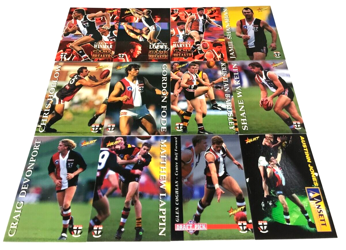 1995 SELECT AFL ULTIMATE SERIES 2 CARD FULL BASE CARD TEAM SET-ST ...