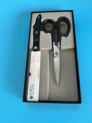 CUTCO 1852CD MODEL 77 KT SCISSORS AND 1721 KS SERRATED KNIFE BOX SET | eBay