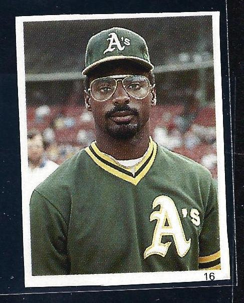 1988 Red Foley Book Mini Sticker Hand Cut * You PIC CHOOSE * Baseball ...