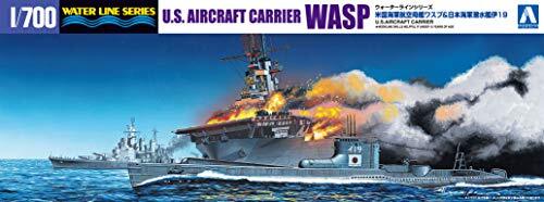 AOSHIMA Plastic Model 1/700 Water Line Series Wasp and Submarine I-19 ...
