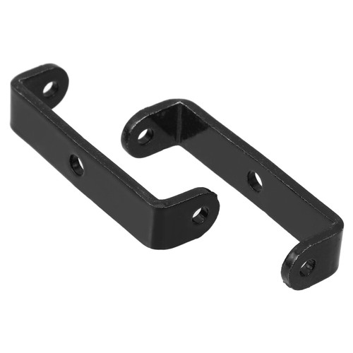 2pcs Steel U Shaped Brackets for Mounting Shelves Black Color | eBay