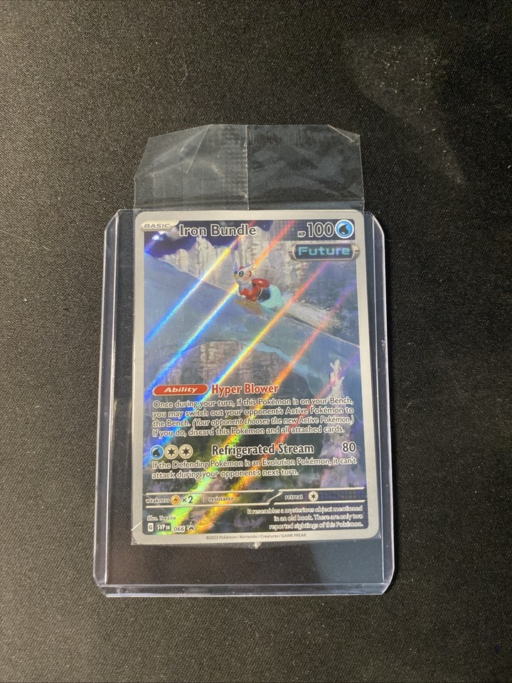 SEALED Pokemon Iron Bundle SVP 066 Paradox Rift ETB Holo Black Star ...