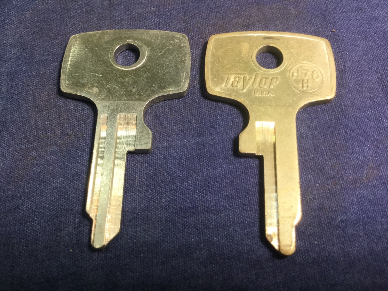 Taylor H76H Key Blanks for Vintage Honda Motorcycle, Set of 2 ...