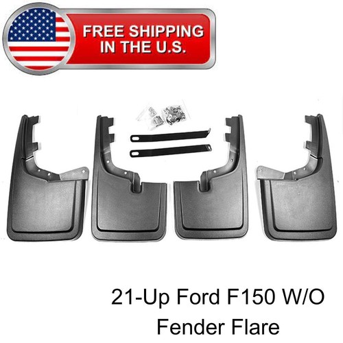OE Factory Style Splash Mud Guards Flaps For 21-Up Ford F150 W/O Fender ...