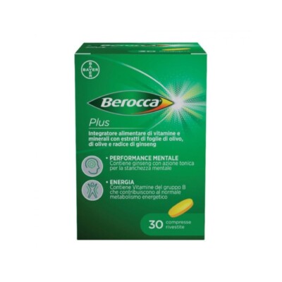 BAYER Berocca Plus - Vitamins & Minerals Supplement 30 Tablets | eBay