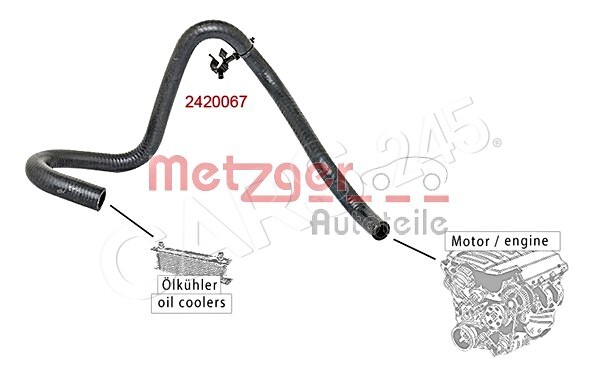 Radiator Hose For VW Crafter 30-35 30-50 06-13 076121063H | eBay